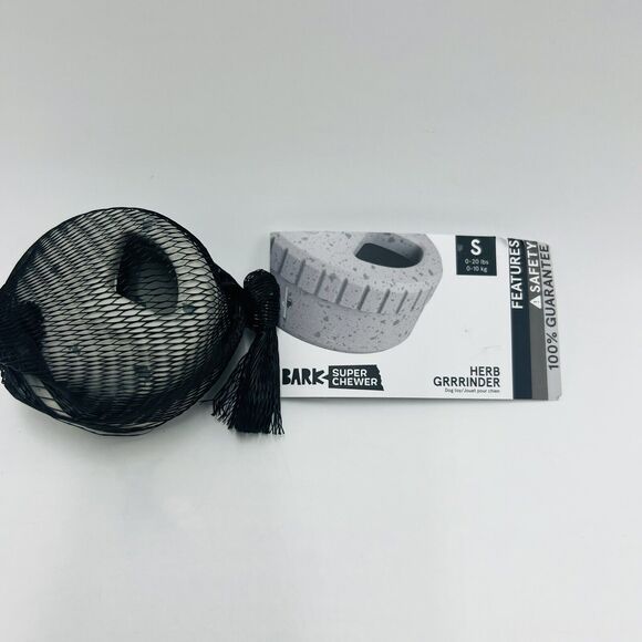 Barkbox | Dog | Bark Box S Herb Grrrinder Super Chewer Gray Wacky ...